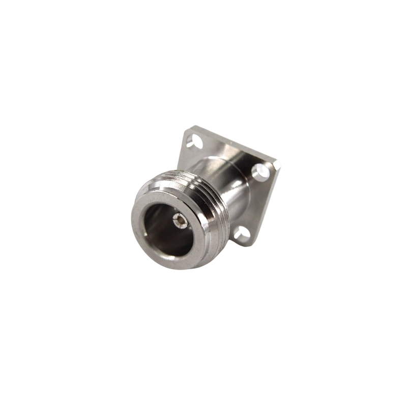 N (F) 4 Hole Panel Mount Connector with 5mm Teflon