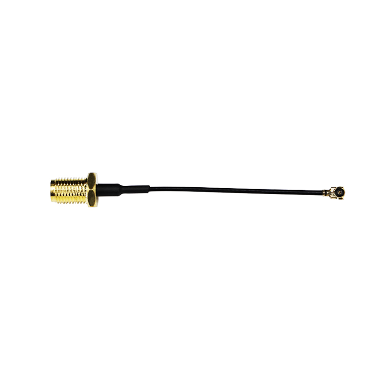 SMA Female Bulkhead St. Connector With RG0.81mm Cable + MHF4 Connector