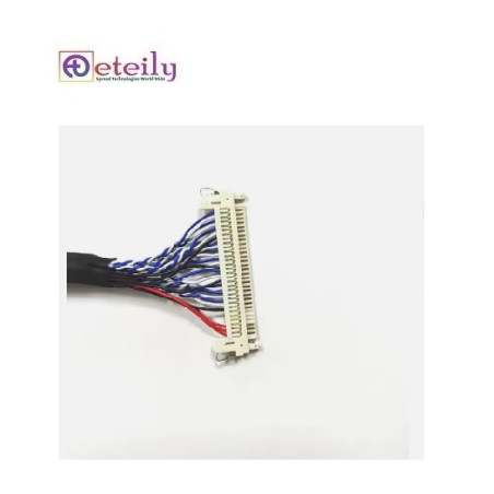 Custom 30 pin LVDS cable Assembly 40 Pin Lvds Cable Assembly