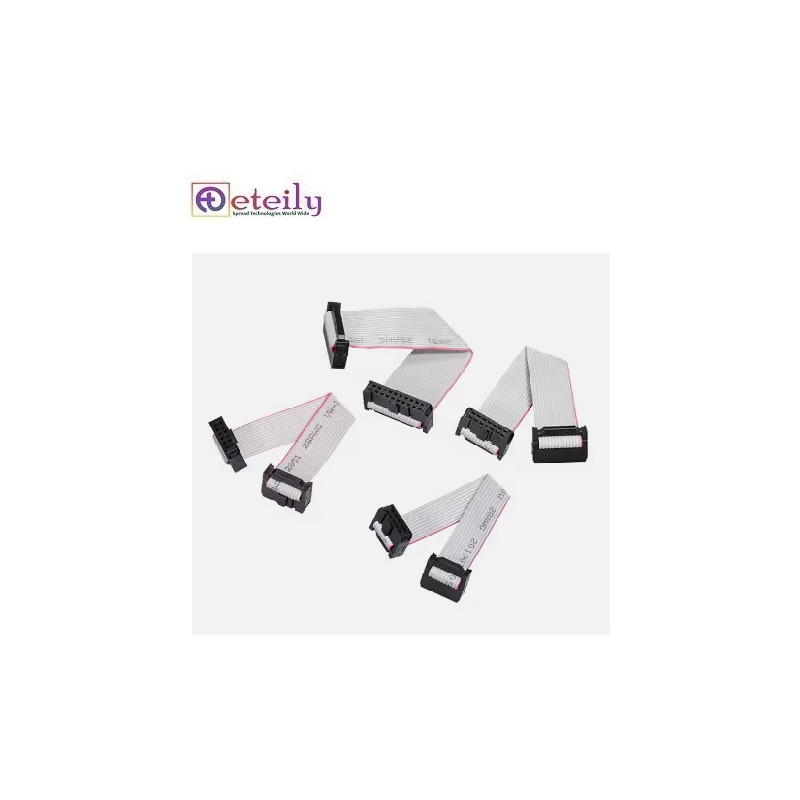customized IDC Connector 0.5mm 1.27mm pitch shielded flat cable
