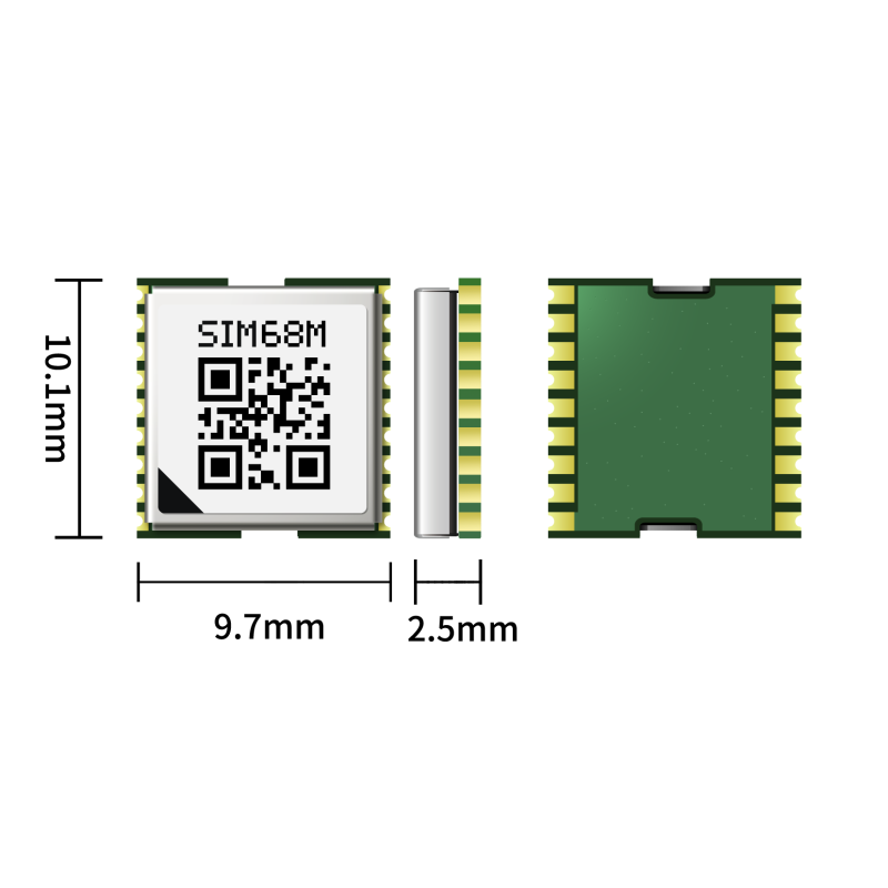 SIM68M GNSS Module Integrated with GPS &GLONASS System - SIMCom