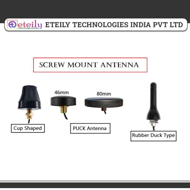 3G Screw Mount Cup Shape Antenna With RG174 Cable (L-3Mtr) + SMA Male ...